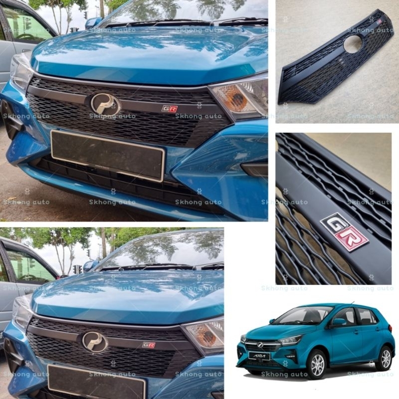 perodua axia 2023 new car front grille accessories axia baru skhongauto ...