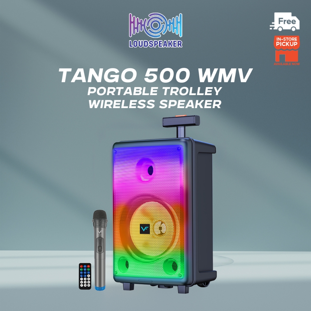 Vinnfier VF TANGO 500 WMV Portable Karaoke Speaker 70W Power Output ...