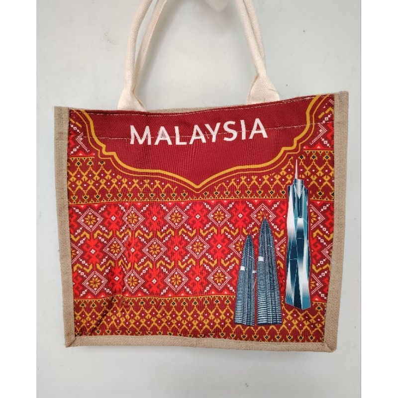 jute bag - tote bag - klcc bag - bag twin tower - canvas bag - tote bag ...