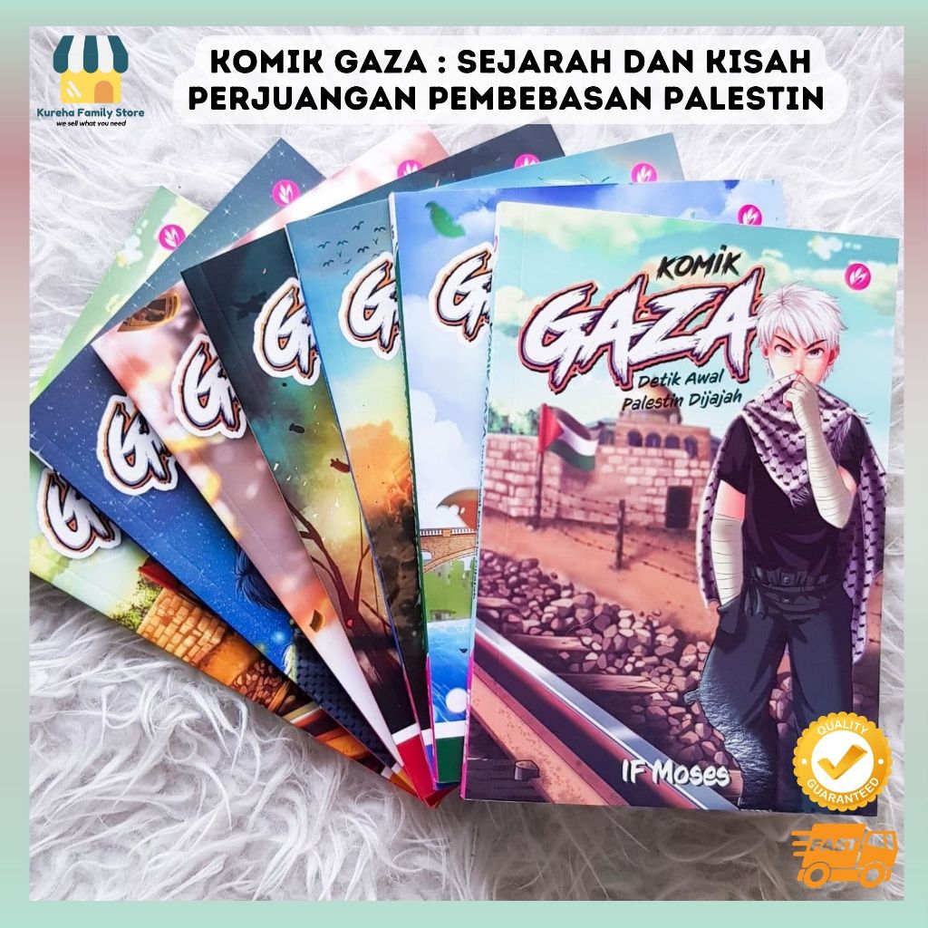 KOMIK GAZA Mini Buku Fakta Sejarah dan Kisah Perjuangan Pembebasan ...