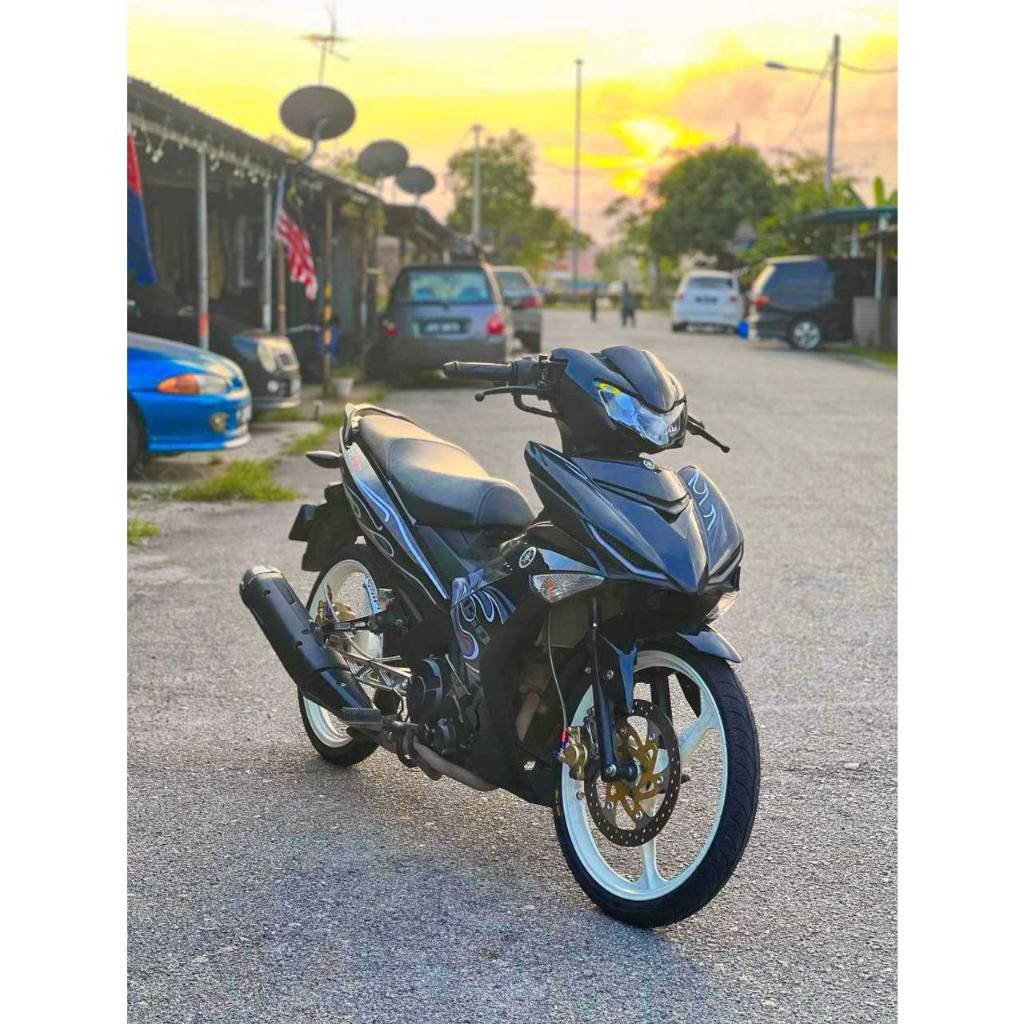 COVERSET Y15ZR V1 V2 V3 MATELIC BLACK HITAM FIRE RED WHITE EXTREME ...