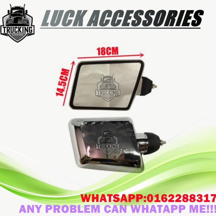 UNIVERSAL JET SIDE MIRROR CHROME HIGH QUALITY !!! | Shopee Malaysia