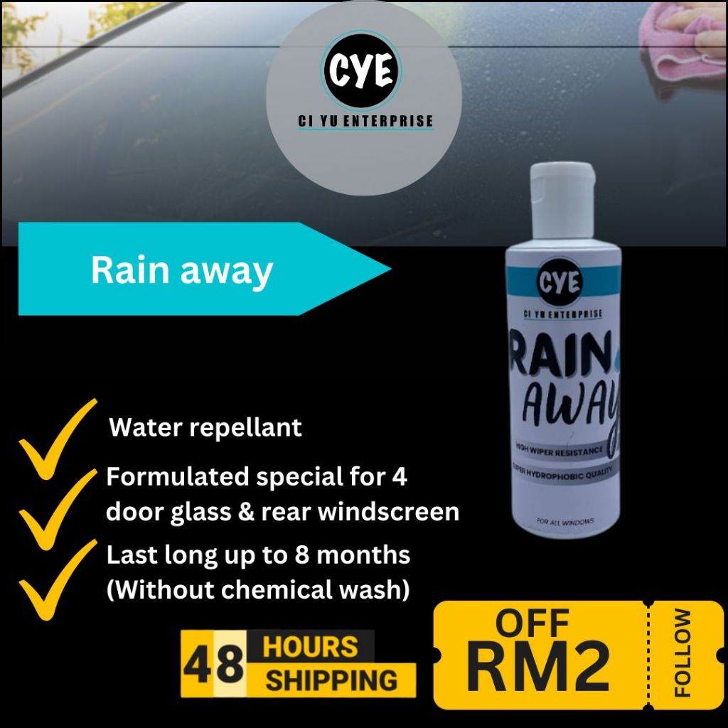 【CYE】🔥Ready Stock🔥 Rain away | Water repellant | Kalis air | Shopee ...