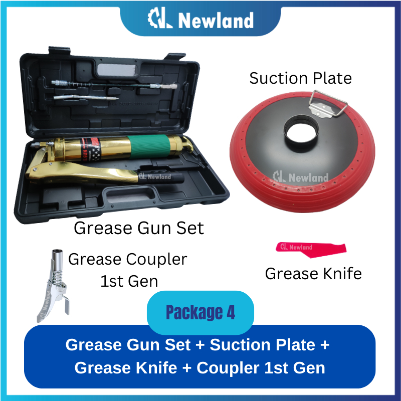 Newland - Grease Gun / Grease Pump Heavy Duty / Pam Gris - 900cc ...