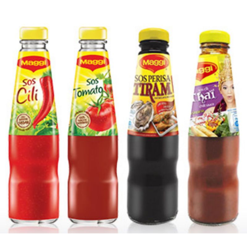 Sos Cili, Sos Tomato, Sos Tiram dan Sos Thai Maggi | Shopee Malaysia