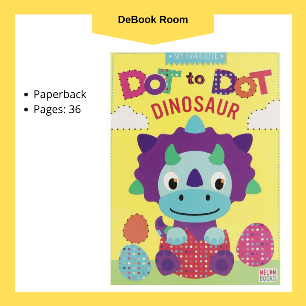 Children's Activity Book : My Favourite Dot To Dot Dinosaur | Shopee ...