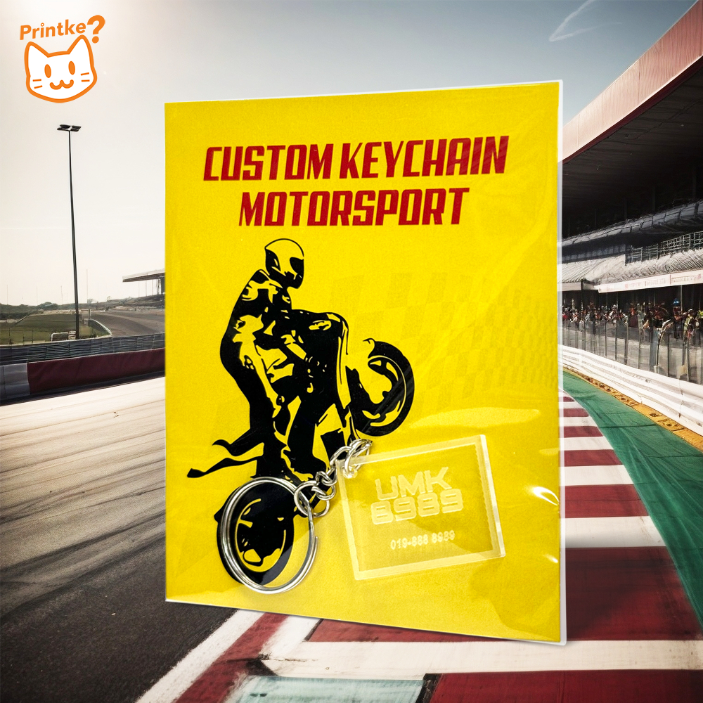 😸Custom Keychain Motor😸 / Keychain Nombor Plate Kereta Motor / Number ...