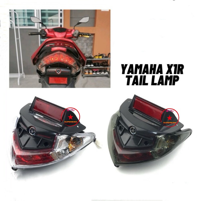 X1R LC135 V1 TAIL LAMP SMOKE / CLEAR LCV1 LC BRAKE LIGHT LED LAMPU BELAKANG BESAR HEAD SIGNAL ...