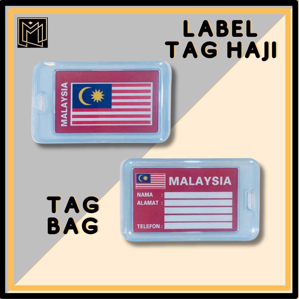 Tag Bag Luggage ID Tag Haji & Umrah Travel Tahan Lasak TAG NAMA BEG ...