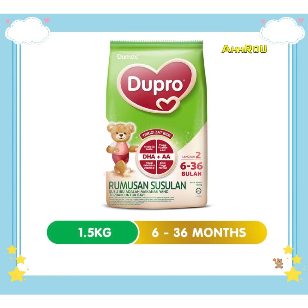 Dupro Step 2 Follow-on Milk Formula 6-36 months (1.5kg) | Shopee Malaysia