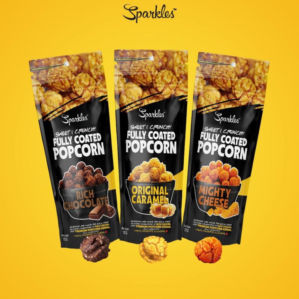 Sparkles Popcorn Original HQ Caramel Chocolate Salted Egg Cheese ...