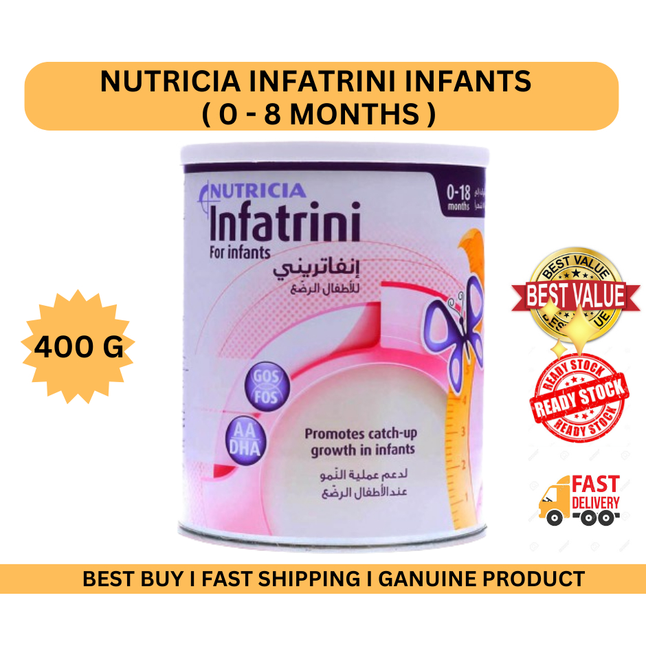 NUTRICIA INFATRINI FOR INFANTS ~ 0 - 8 MONTHS ( 400 GRAM ) | Shopee ...