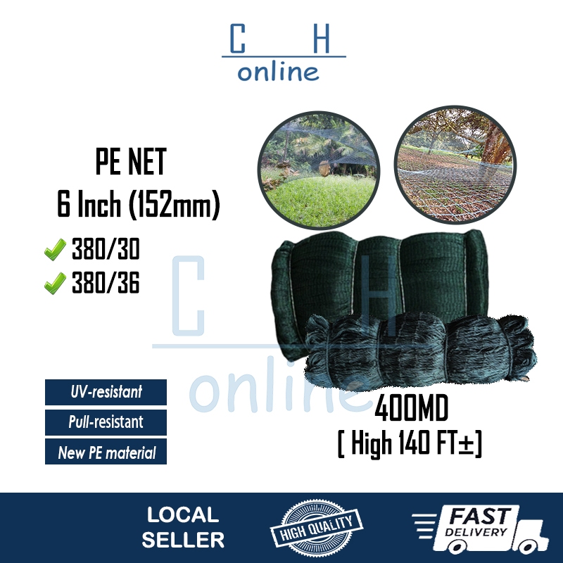 Jaring Pukat 6inch x 400MD(140FT+-) [Bng No30,36] Pukat Durian | Jaring ...