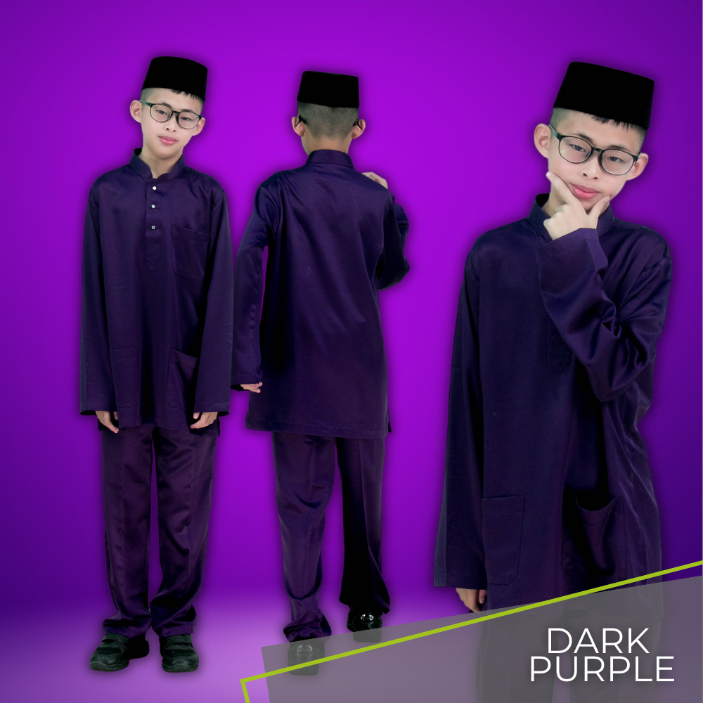 CY 7416 BAJU MELAYU MUSLIM MUSLIMIN KIDS BUDAK BABY EMERALD GREEN ...