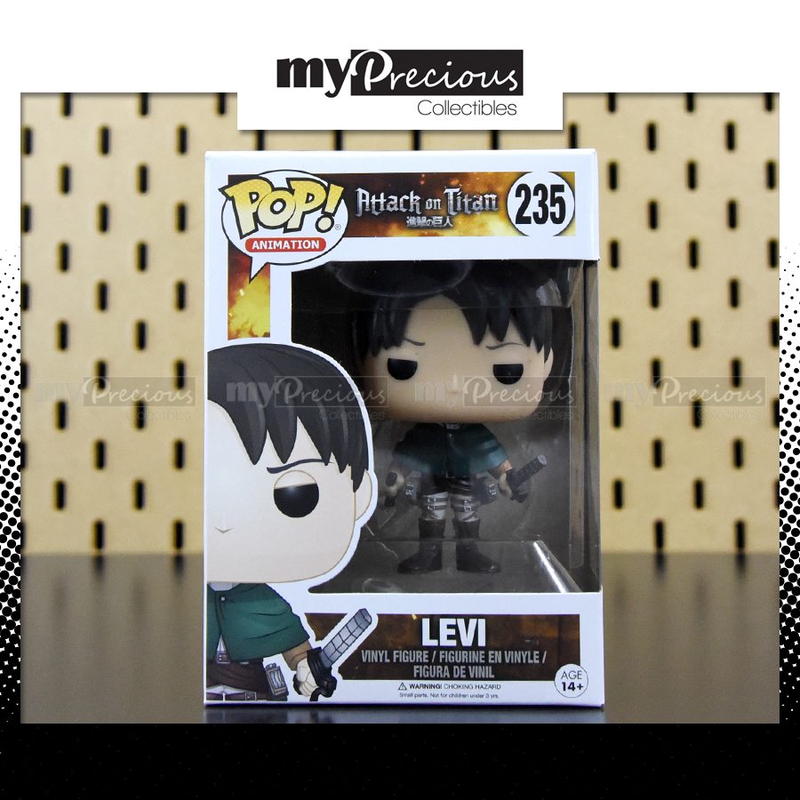 Funko Pop Animation Attack on Titan 235 Levi Ackerman Vaulted Pop ...