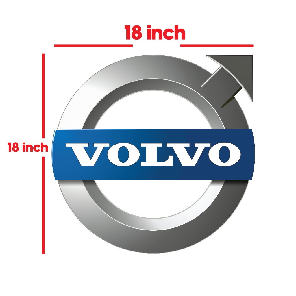 Volvo logo sticker for truck / Sticker lori Volvo | Shopee Malaysia