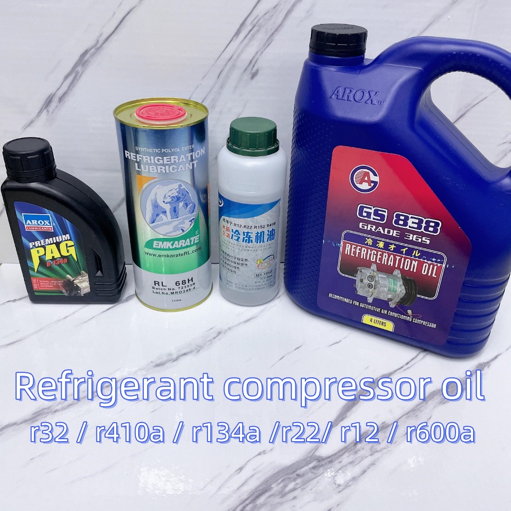 compressor oil of refrigerant gas air-conditioner POE MO PAG oil ...
