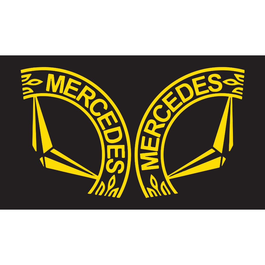 Mercedes Actros window sticker / Sticker cermin tingkap lori. | Shopee ...