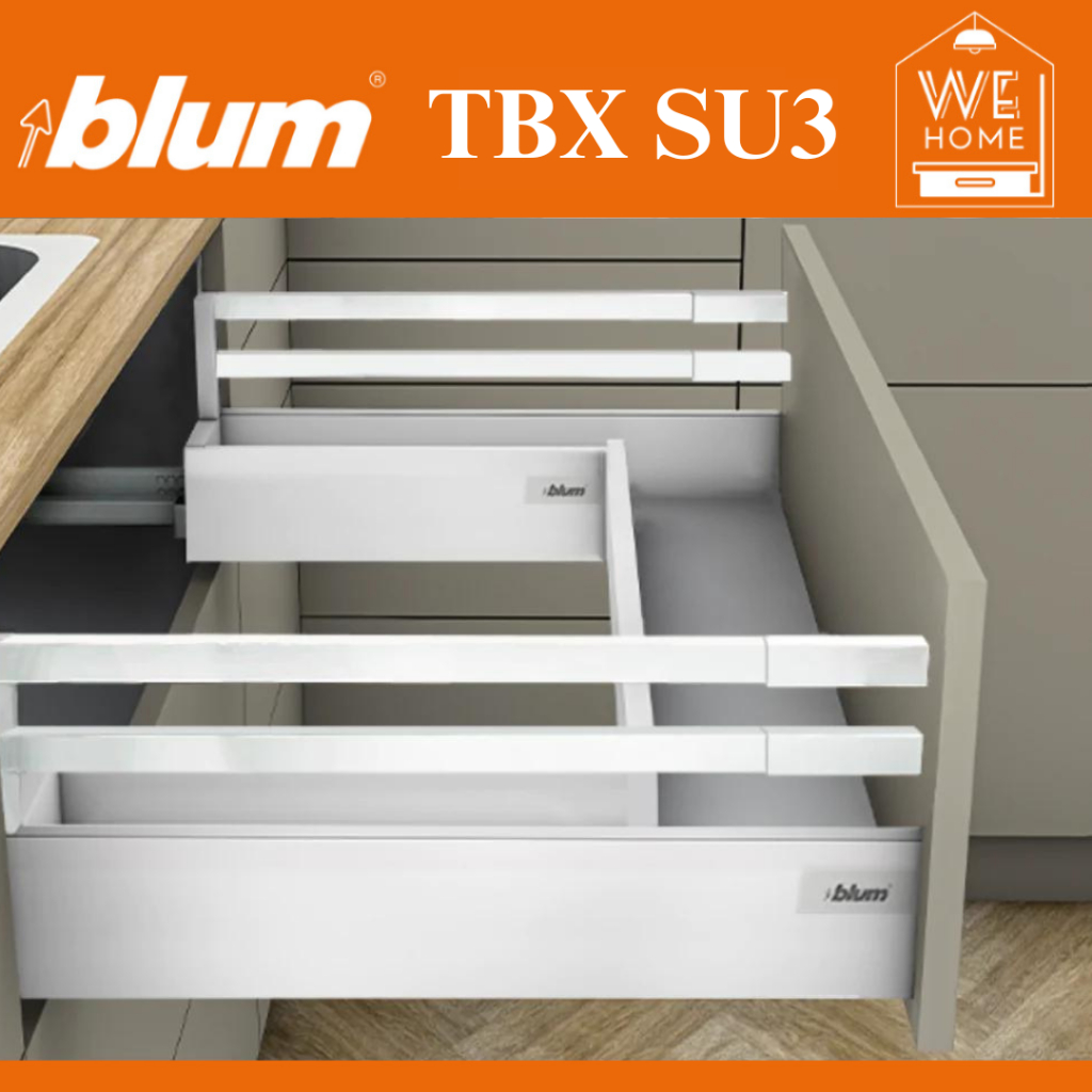 BLUM TANDEMBOX SU3 SINK FULL SET (SILK WHITE) | Shopee Malaysia