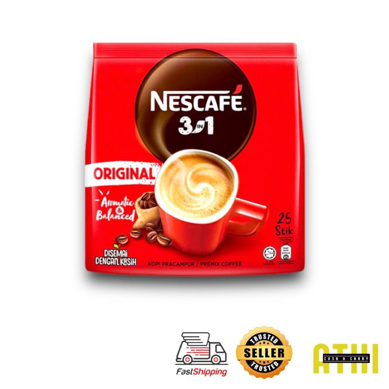 Nescafe 3 In 1 Coffee Original 18g x 25s | Shopee Malaysia