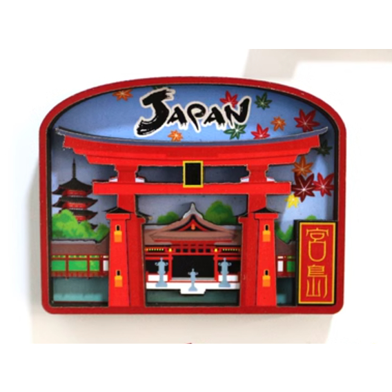 3D wooden Fridge Magnets ~ Tokyo Tower ~ San Francisco Japan Town ...