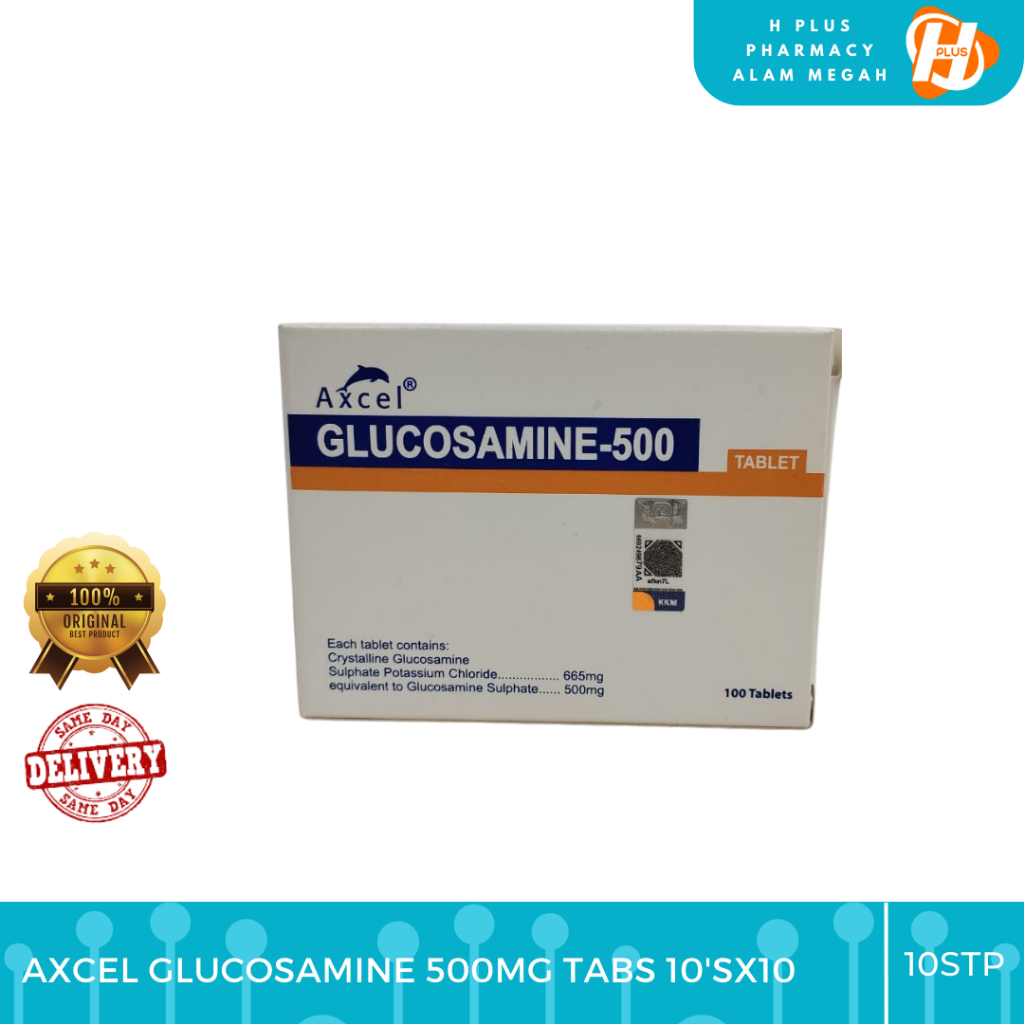 AXCEL GLUCOSAMINE 500MG TABS 10'SX10 | Shopee Malaysia