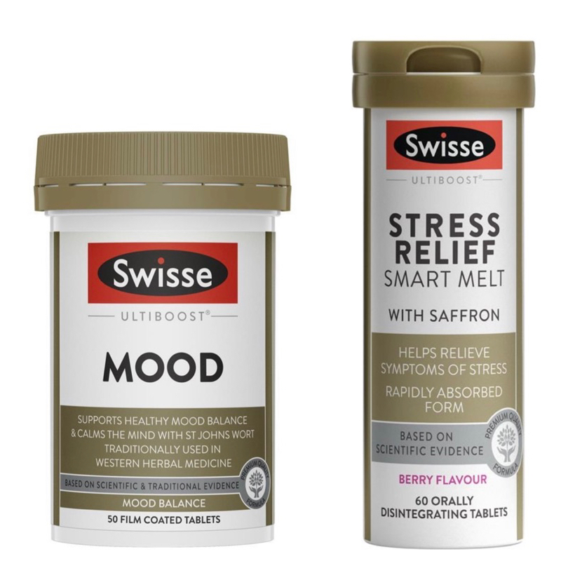 Swisse Ultiboost Mood 50 Tablets / Stress Relief Smart Melt 60 Tablets | Shopee Malaysia