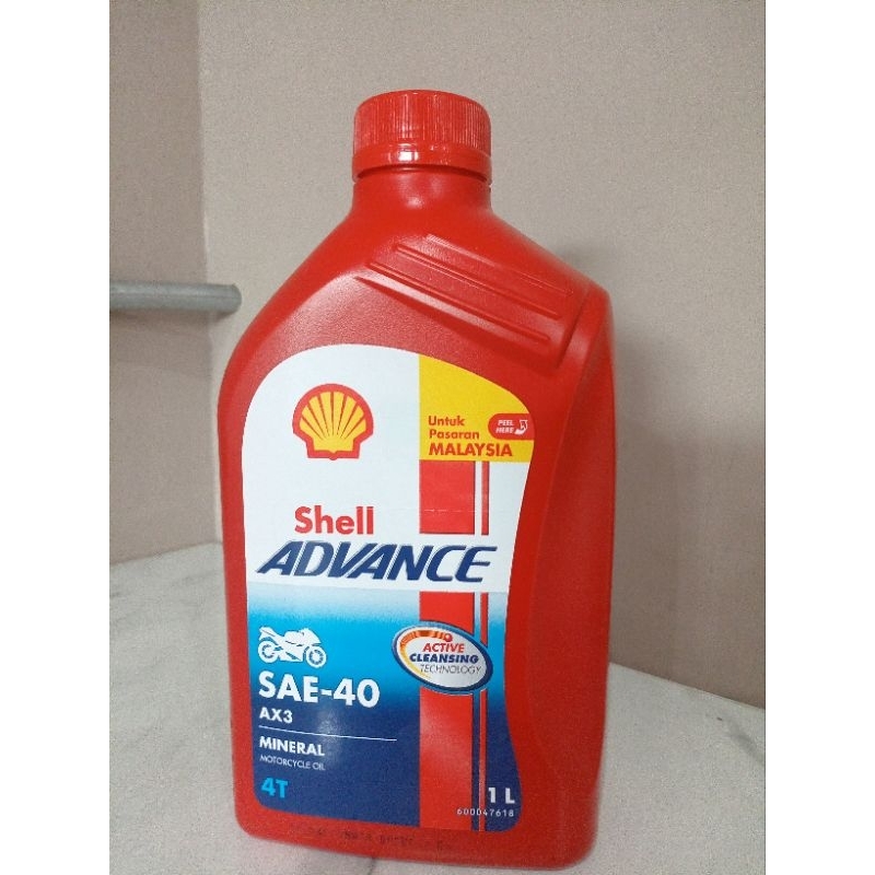Shell Advance SAE-40 AX3 4T (1litre) | Shopee Malaysia