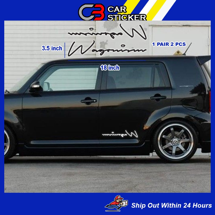 Wagonism Signature Door Side Vinyl Sticker / cs098 | Shopee Malaysia
