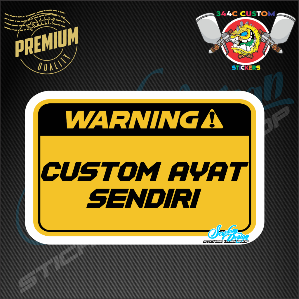Sticker Kereta Motor Laju Nak Pergi Mana Sticker Honda Wave 125r 125s ...