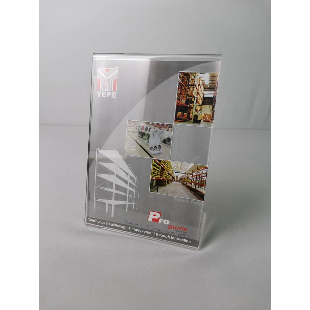 L SHAPE CARD STAND A4/ T SHAPE CARD STAND A4 / MULTIPURPOSE ACRYLIC ...