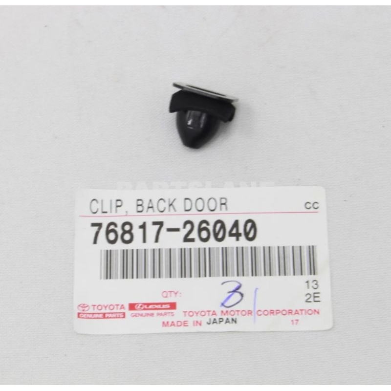 ORIGINAL TOYOTA VIOS NCP93 TAIL LAMP CLIP (BLACK) 76817-26040 | Shopee ...