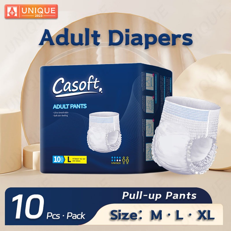 【Local shipment】Lightweight Adult Diapers Pants Disposable Pull Ups ...