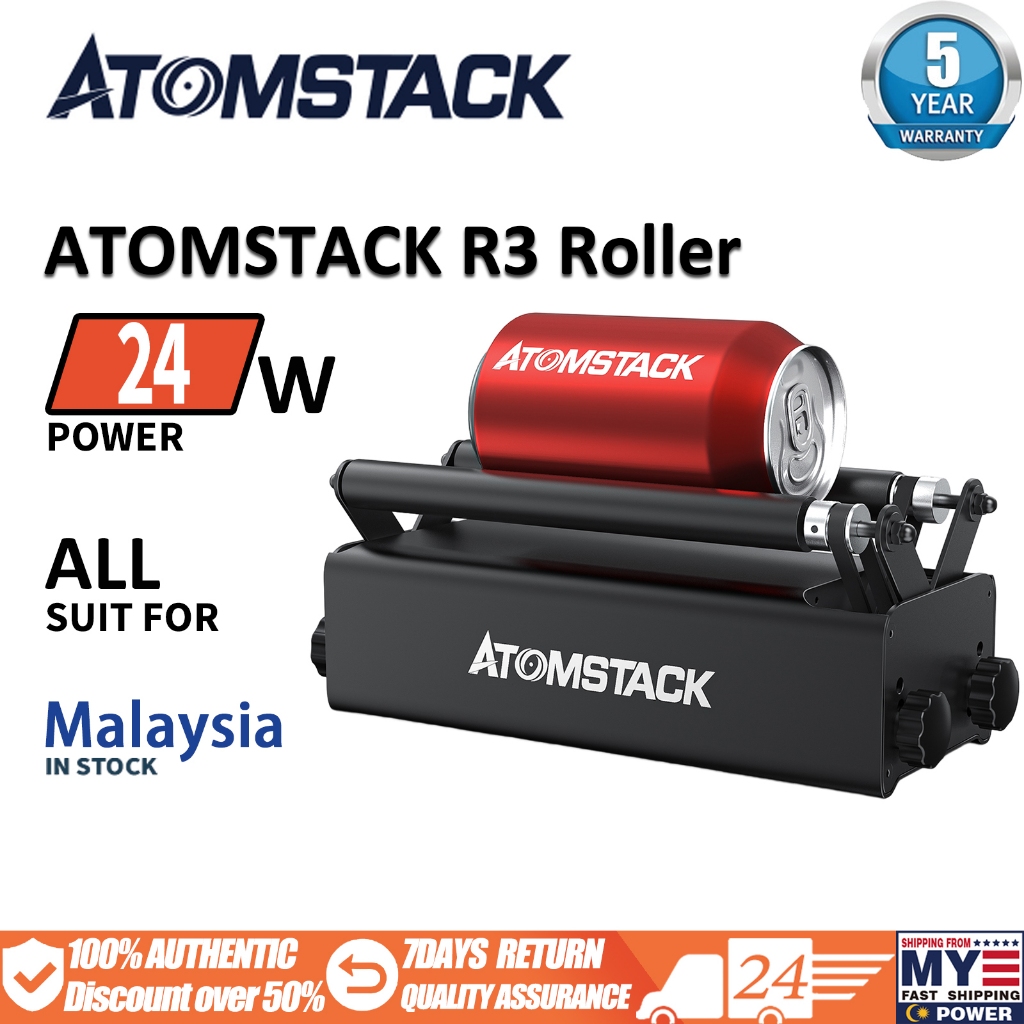 WilkTOOL' ATOMSTACK R3 Roller Laser Engraver Y-axis Rotary Roller ...