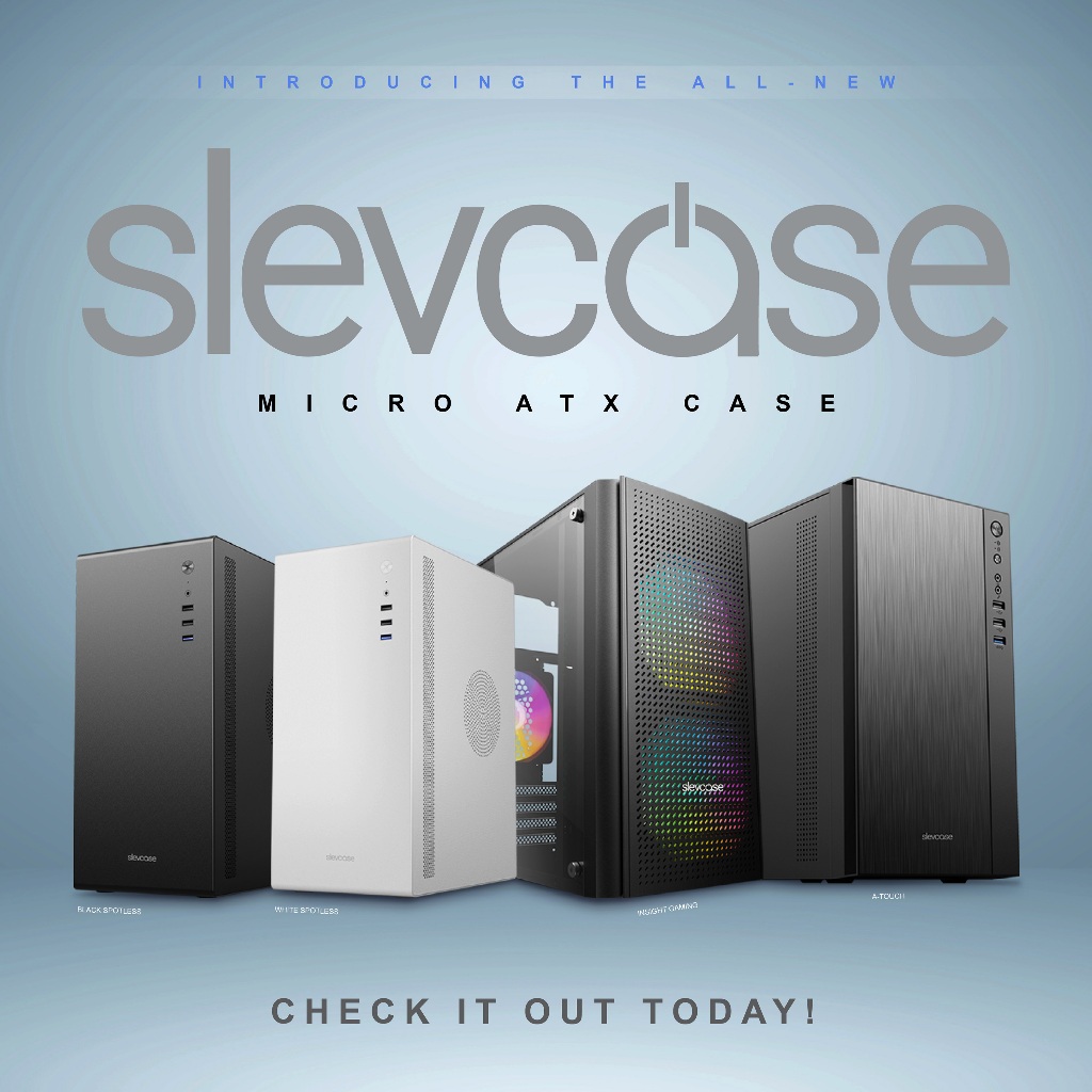 SLEVCASE INSIGHT / SPOTLESS / A-TOUCH MATX ITX PC CASING (Minimalism ...
