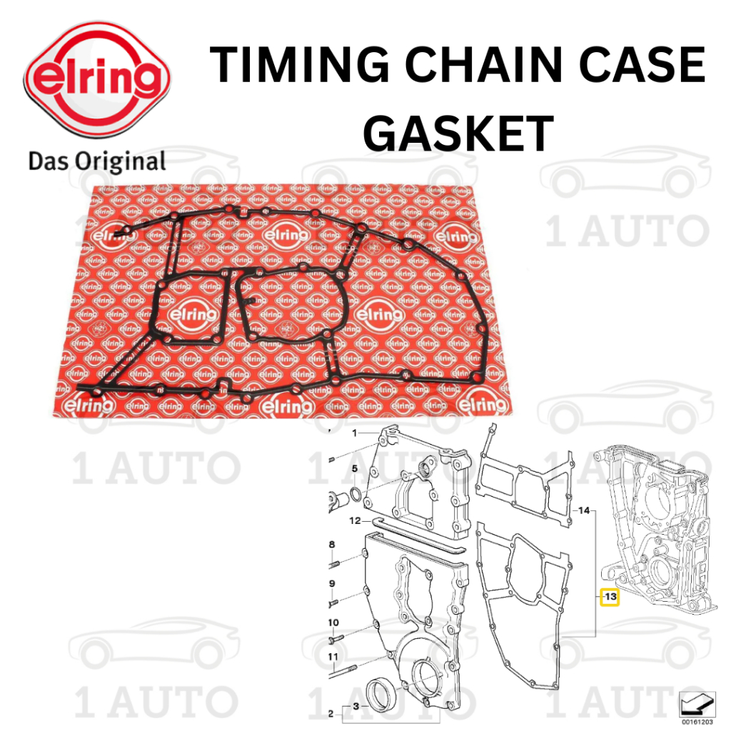 ELRING GERMANY TIMING CHAIN CASE GASKET BMW E36 318i E46 318i Z3 1.9 ...