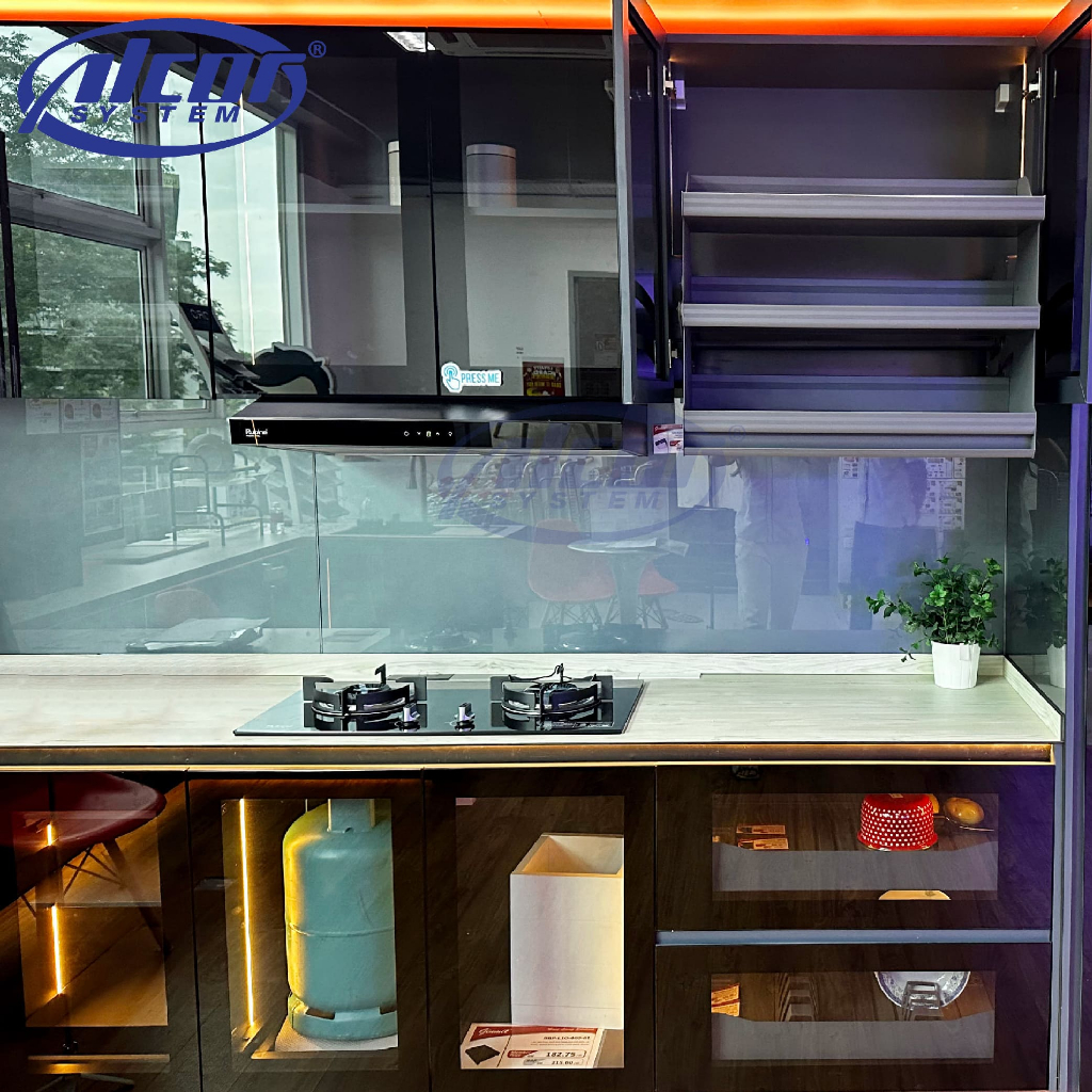 Alcor Elevator Rack Pull-Down Elevator Basket with Soft Close System 2 ...