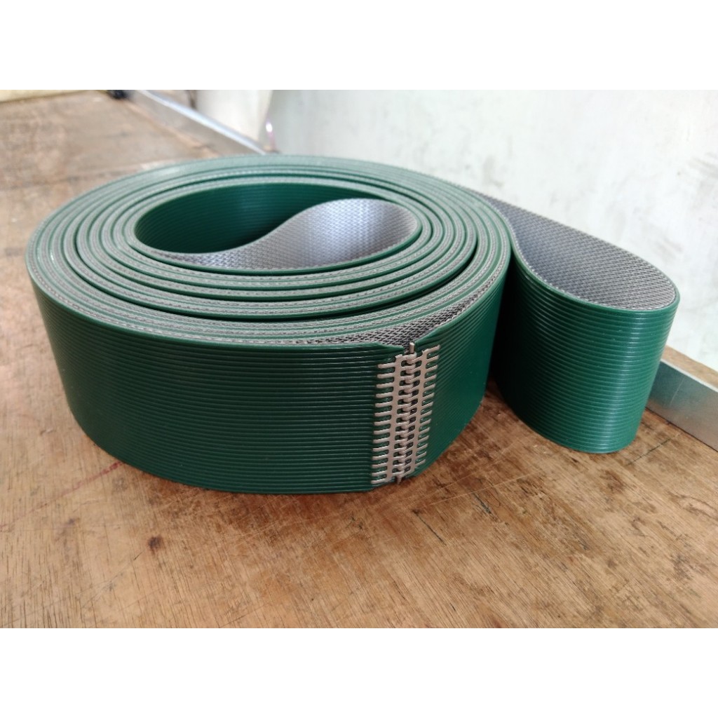 High Friction Surface PVC Belt for Incline Decline Conveyor 2.4mm Thick ...