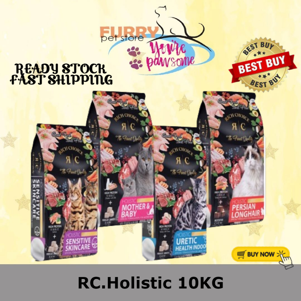 [ 10KG ] RICH CHOICE HOLISTIC CAT FOOD - ORIGINAL PACK | Shopee Malaysia