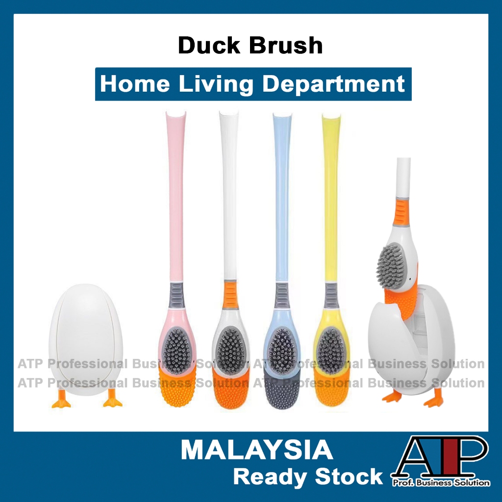 Cleaning🧽 Duck Brush Toilet Bowl Brush Long Handle 360° No Dead Angle ...
