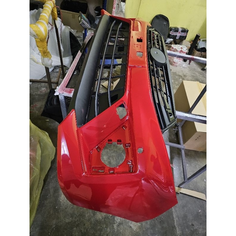 FRONT BUMPER AXIA 2019 ORIGINAL WITH COLOR | Shopee Malaysia