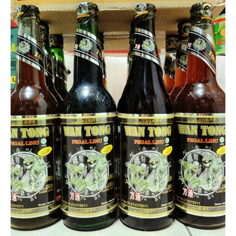 Jamu wantong botol pegal linu / jamu wantong asam urat isi 600ml ...