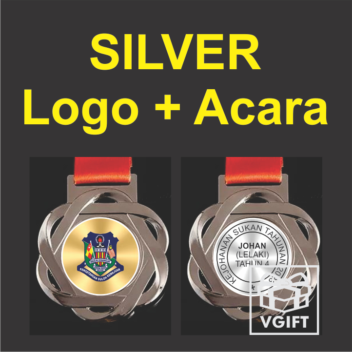 [KL SELLER] METAL Medal Both Side Sticker Medal Besi (Alloy) with ...
