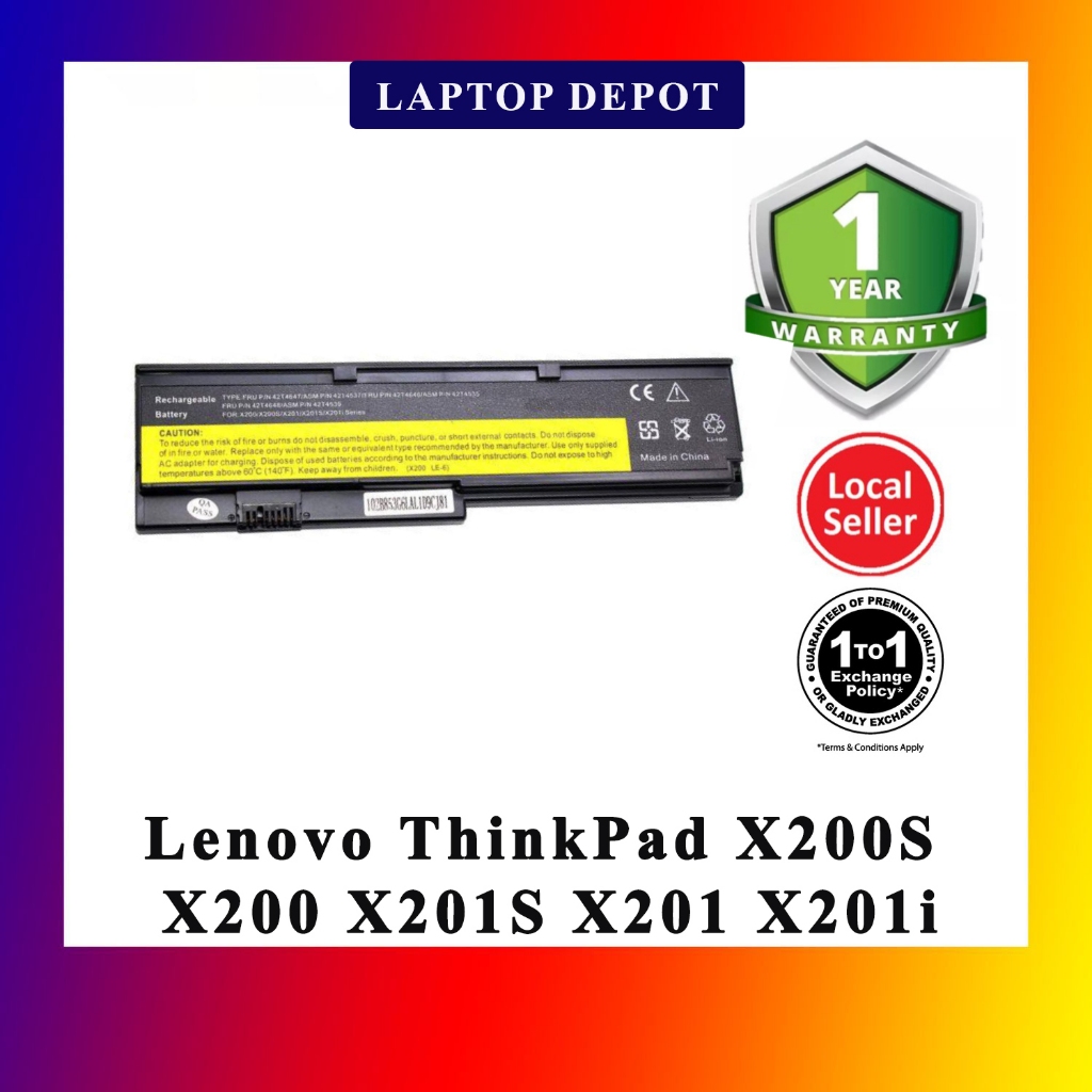 Lenovo ThinkPad X200S X200 X201S X201 X201i 7454 7455 7458 42T4835 42T4834 laptop Battery ...