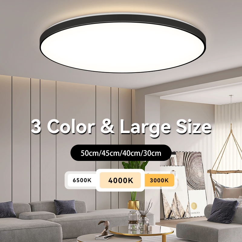 Led Ceiling Light 30W 50W 70W Ceiling Lamp Modern 3 Colors Changeable ...