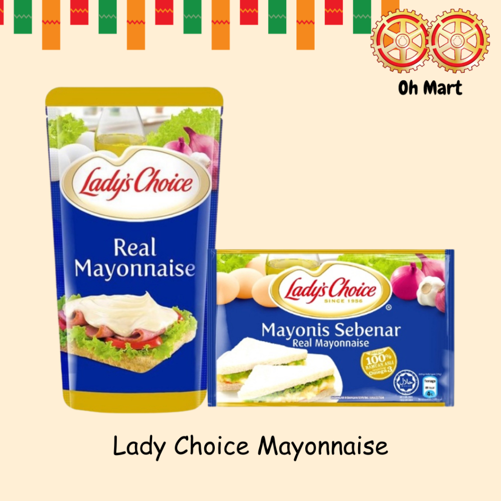 Lady's Choice Real Mayonnaise/Mayonis Sebenar -205ml/40ml | Shopee Malaysia