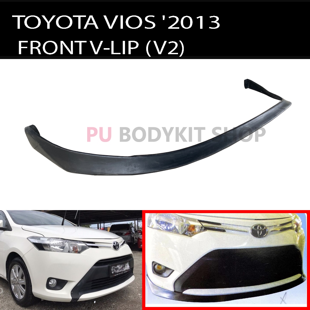 TOYOTA VIOS '2013 FRONT V-LIP (V2)(PU) | Shopee Malaysia
