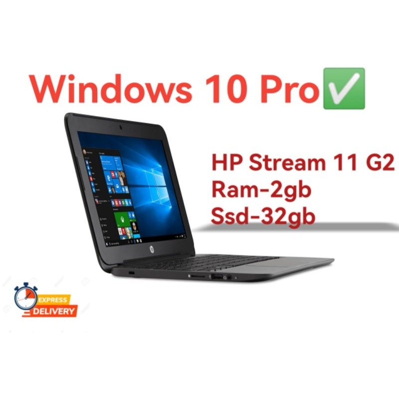 HP Stream 11 Pro G2 || Intel Celeron N2840 || RAM 4GB SSD 32/64GB ...
