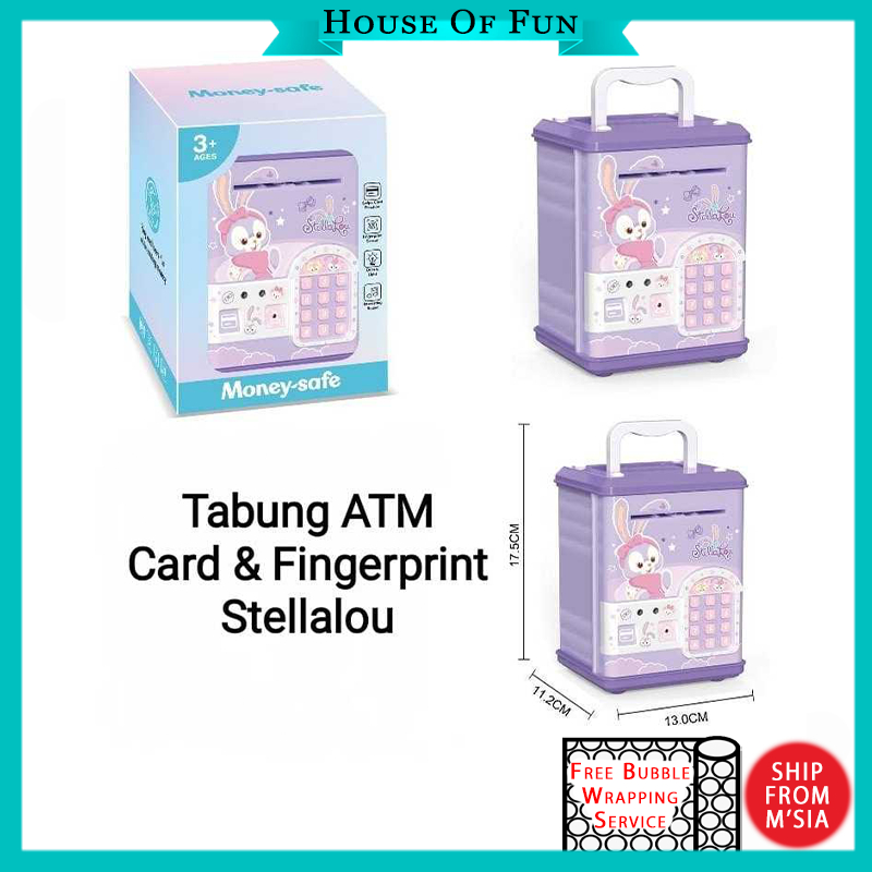 Tabung Kids Money Saving Box Piggy Bank Password Digital Money ...