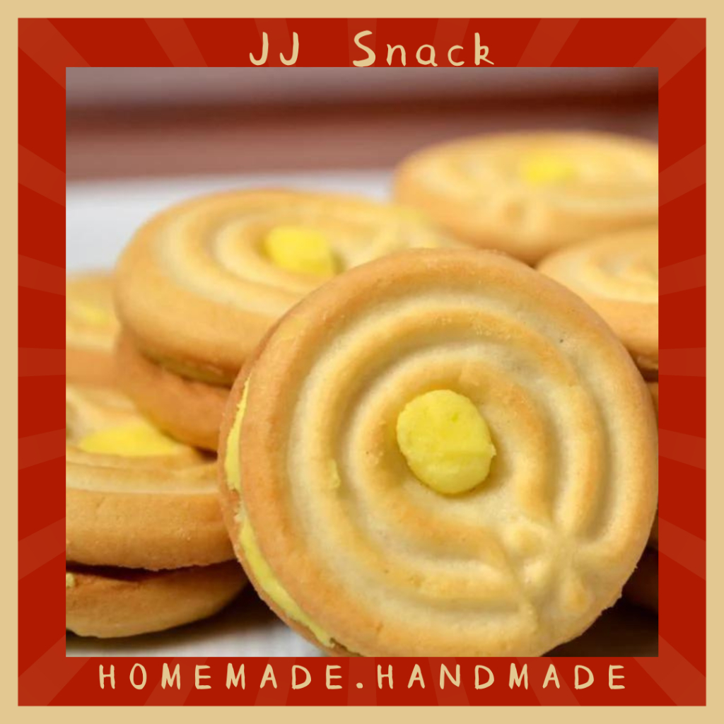 Biskut Timbang Durian cream cookies Biscuit 180g 榴莲夹心饼干 Childhood ...